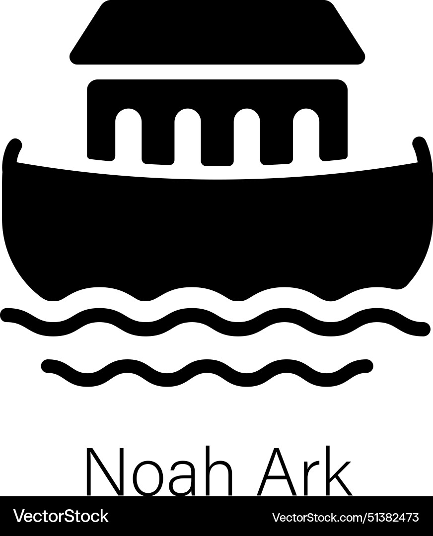 Noah ark Royalty Free Vector Image - VectorStock
