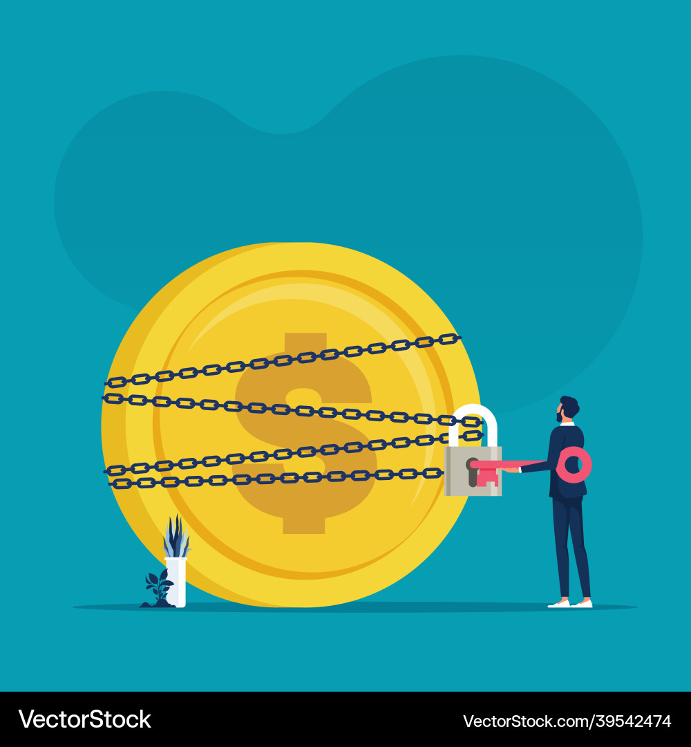 Business and financial problems concept Royalty Free Vector