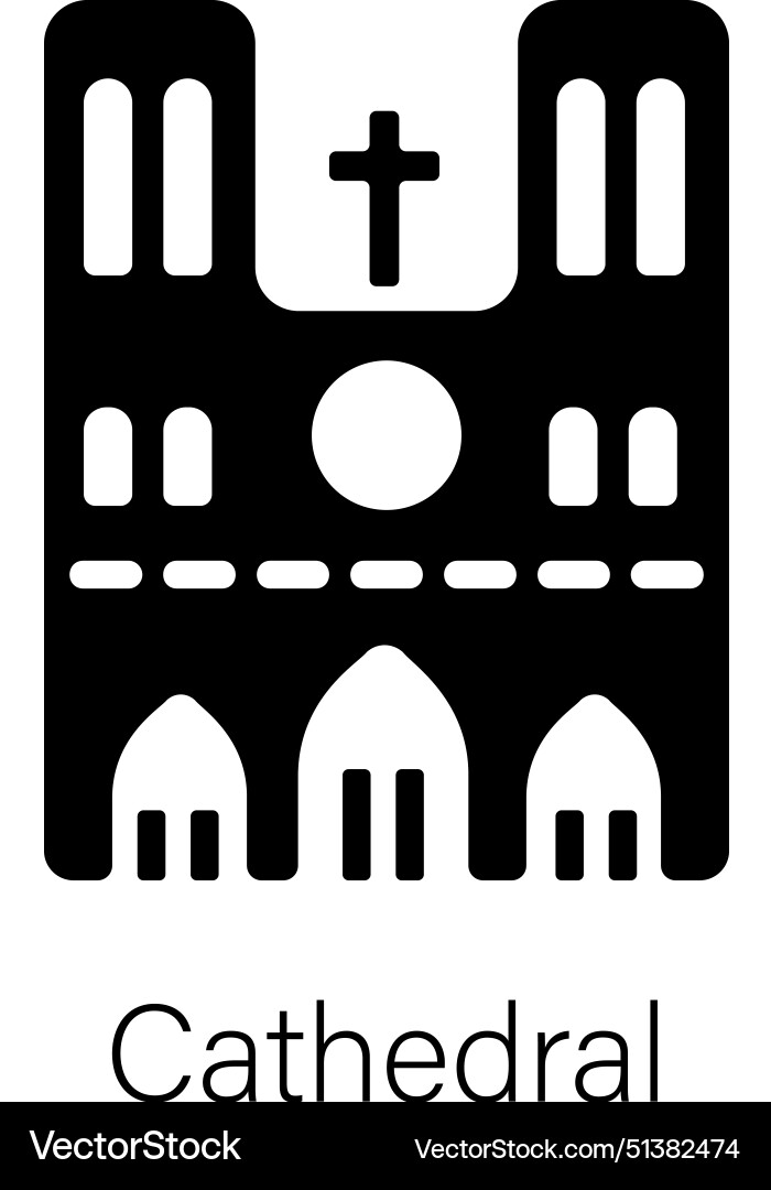 Cathedral Royalty Free Vector Image - VectorStock