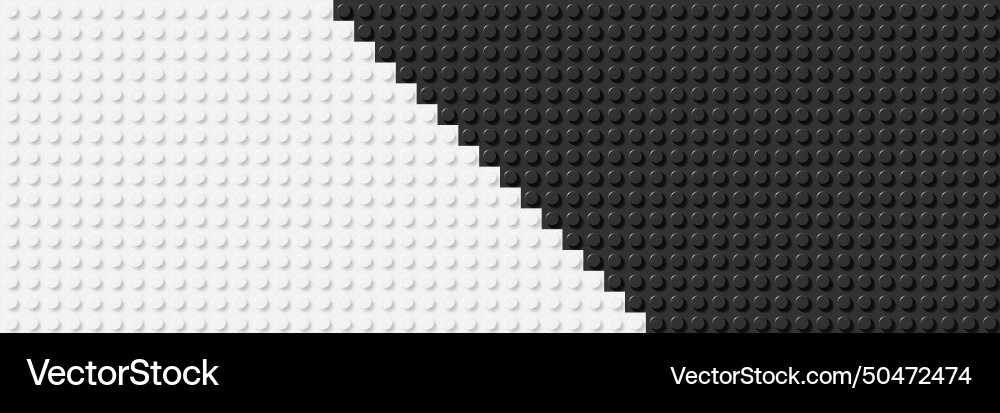 Grey and white plastic construction plate banner Vector Image