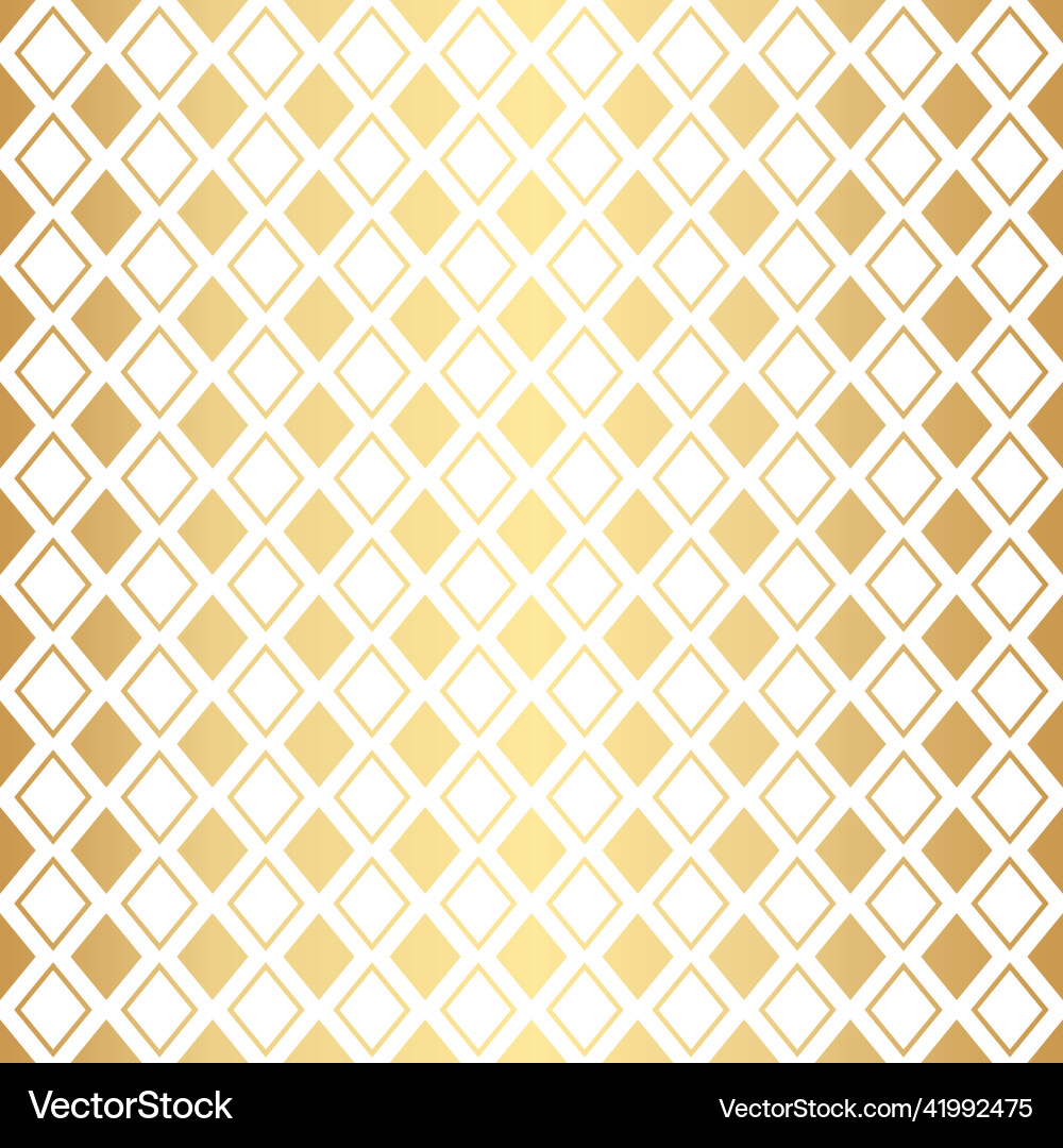 Gold Geometric Repeat Pattern Royalty Free Vector Image