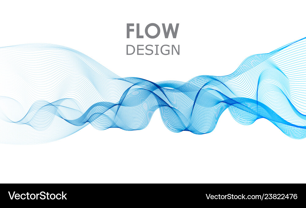 Flow shapes design liquid wave abstract shape Vector Image