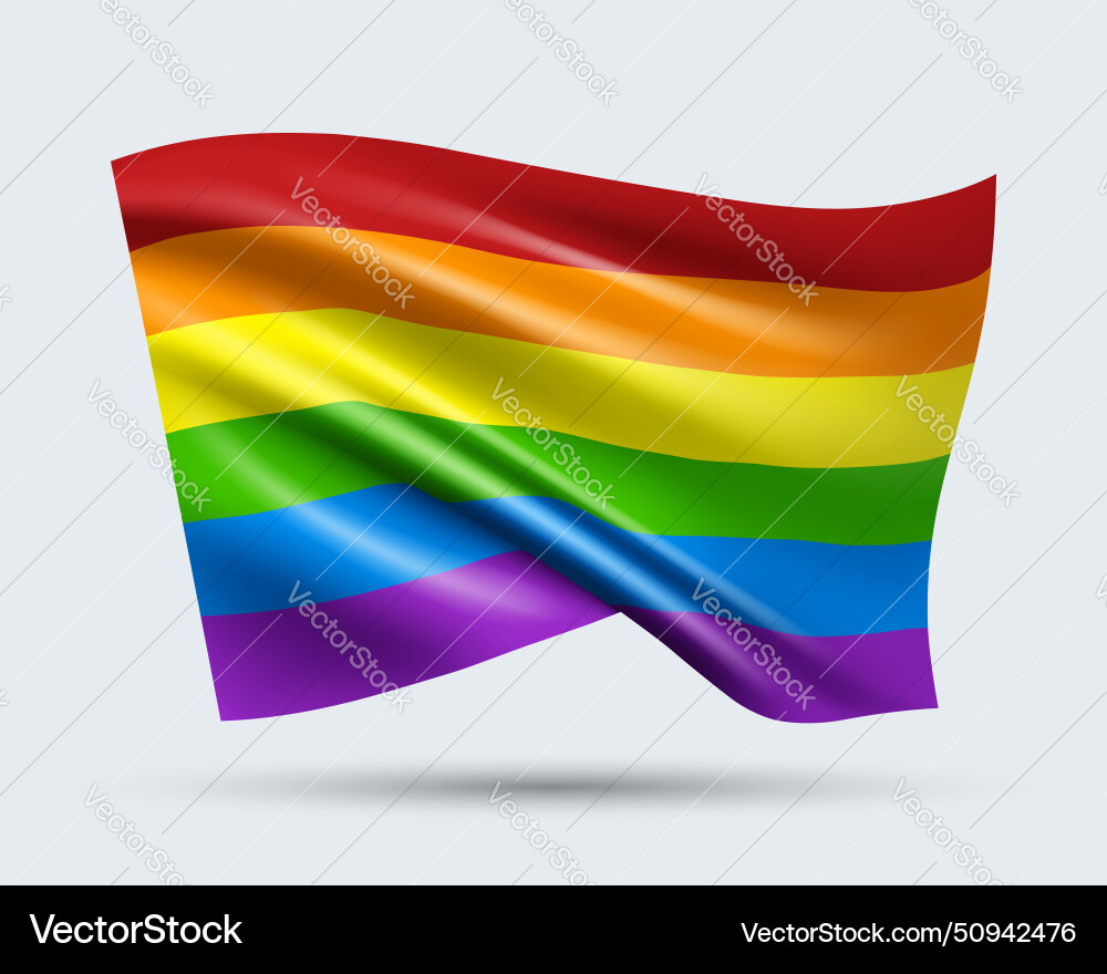 Lgbt flag Royalty Free Vector Image - VectorStock