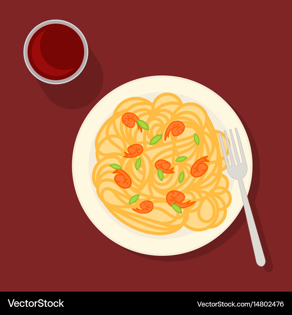Traditional italian pasta concept Royalty Free Vector Image