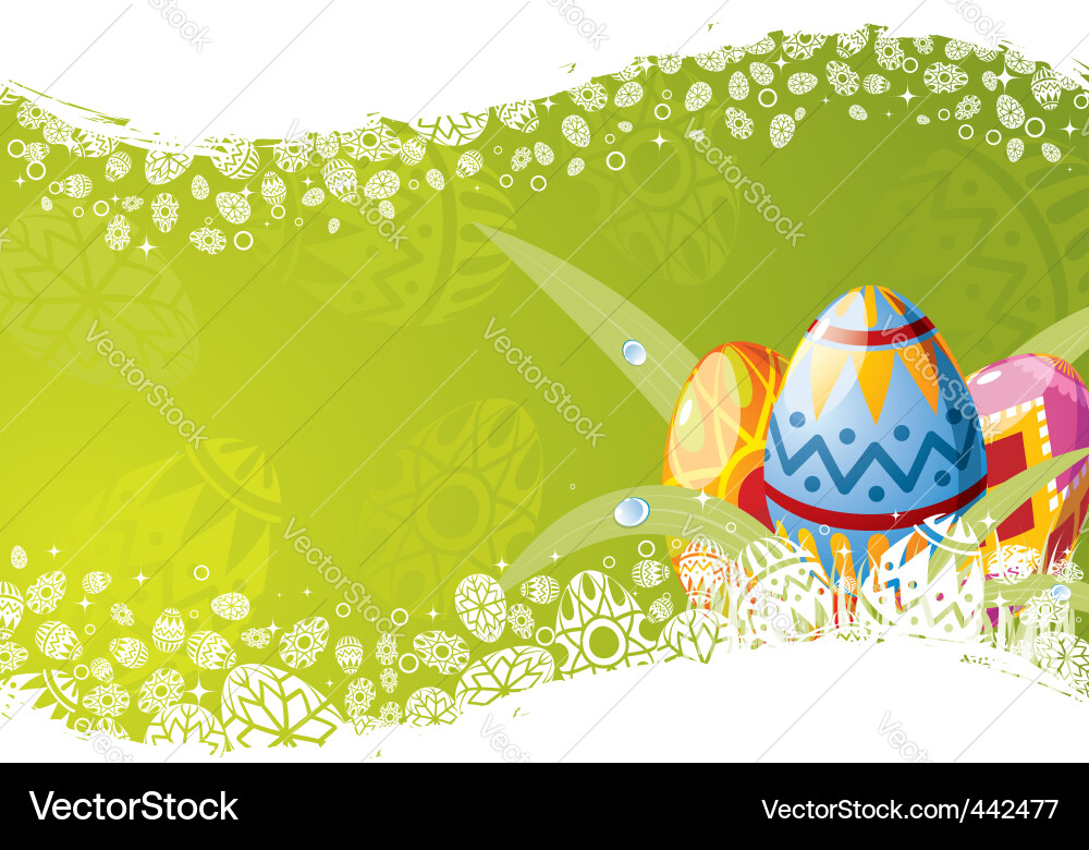 Easter frame Royalty Free Vector Image - VectorStock
