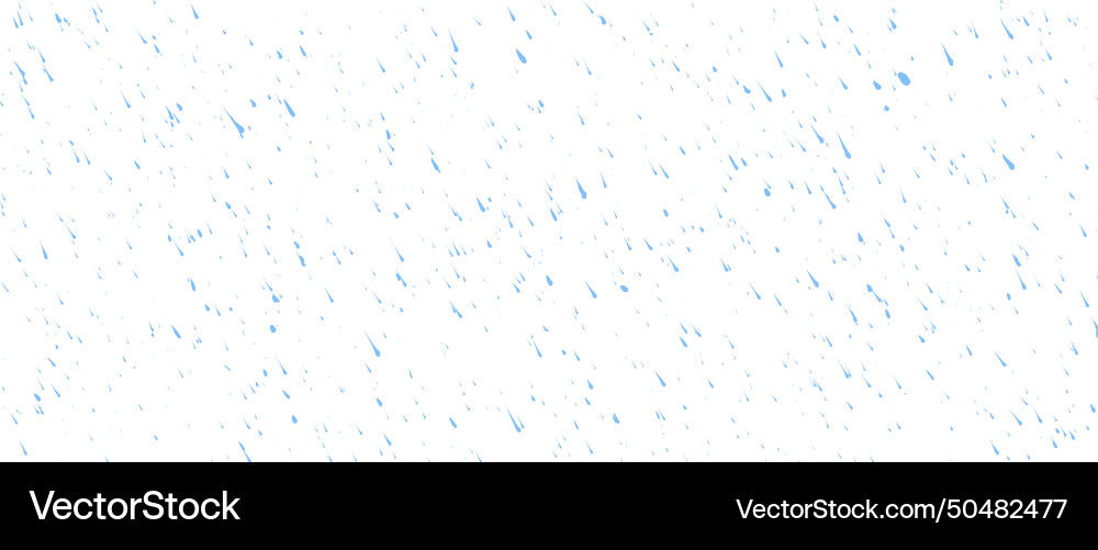 Hand-drawn blue diagonal raindrop on white Vector Image