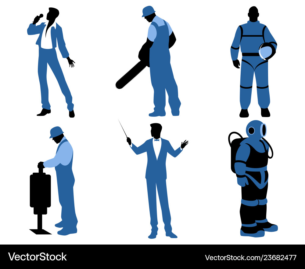 People of different professions Royalty Free Vector Image