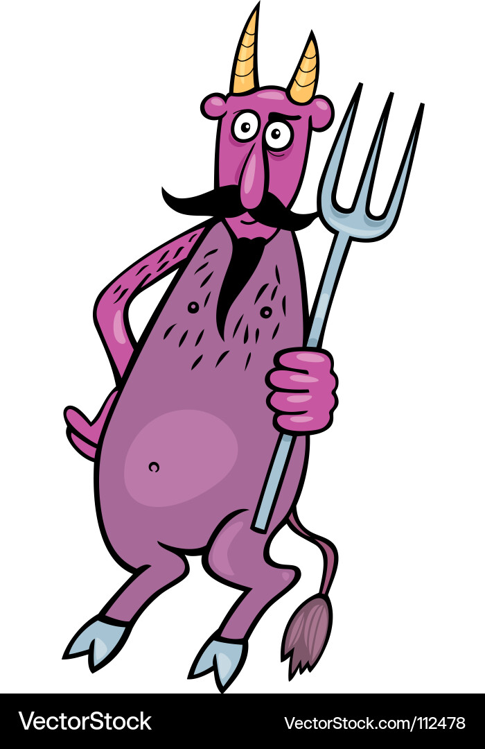 Cartoon devil Royalty Free Vector Image - VectorStock