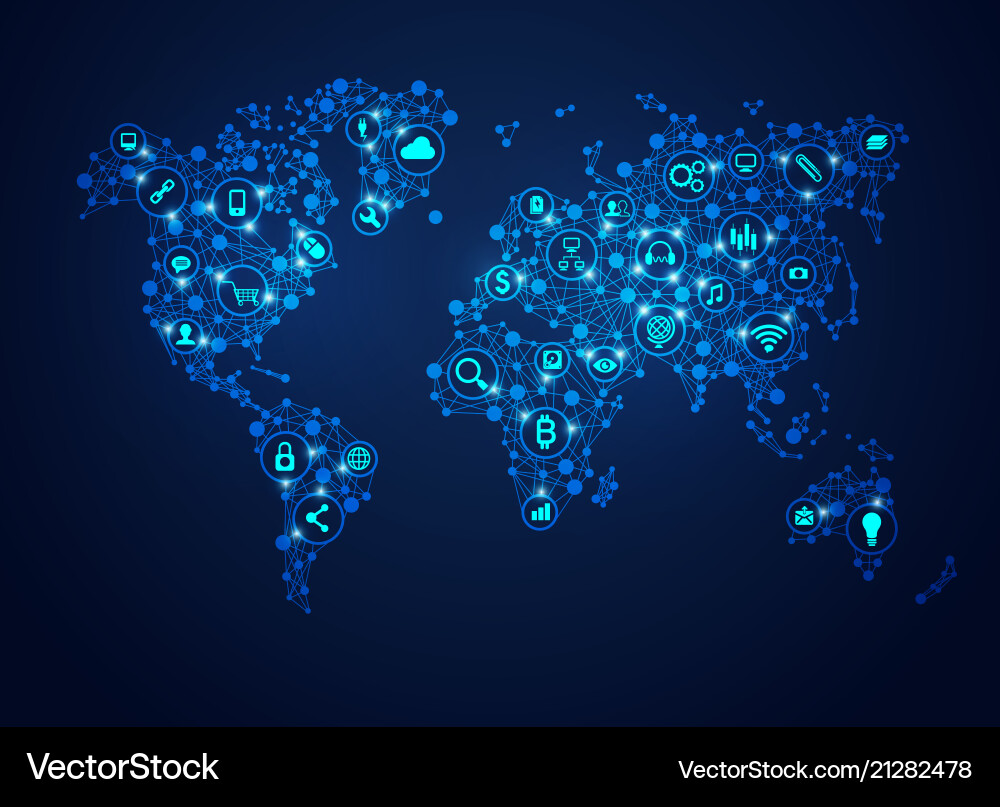 Internet of things Royalty Free Vector Image - VectorStock