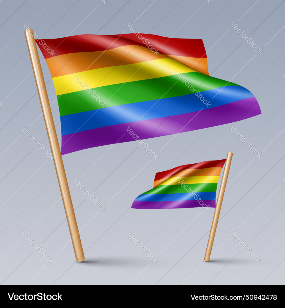 Lgbt flags Royalty Free Vector Image - VectorStock