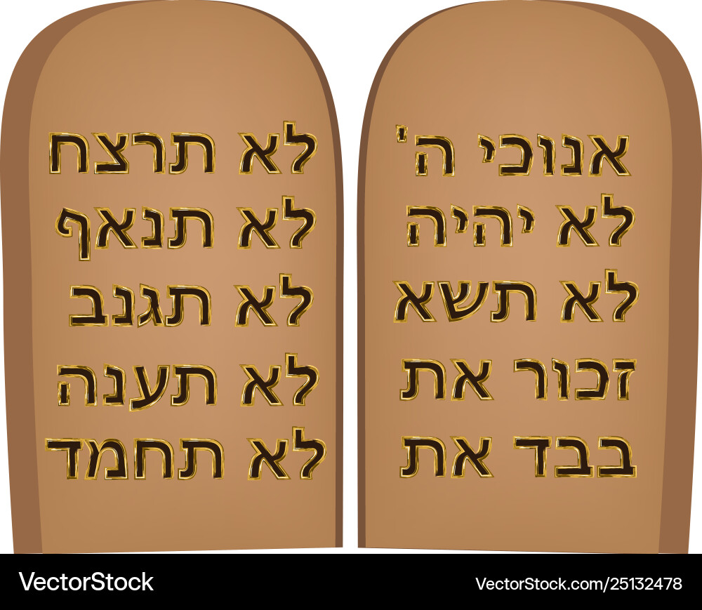 Ten Commandments Tablets Ten Commandments Tablets Moses Sculpture