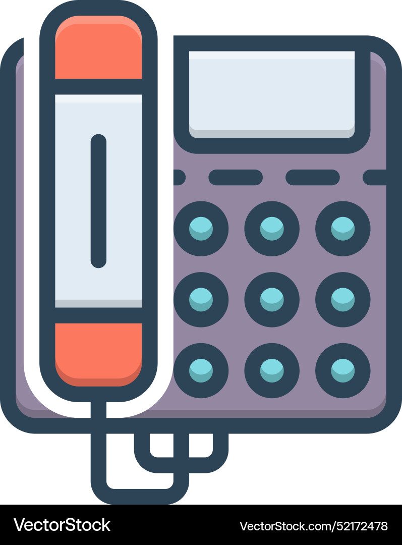 Telephone Royalty Free Vector Image - VectorStock