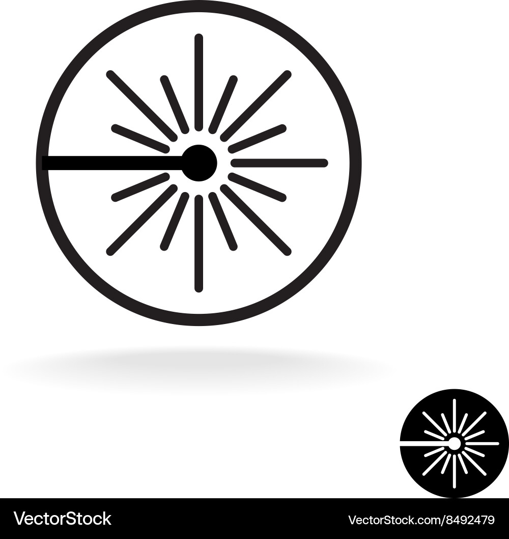 Laser symbol Vector Images & Graphics for Commercial Use | VectorStock