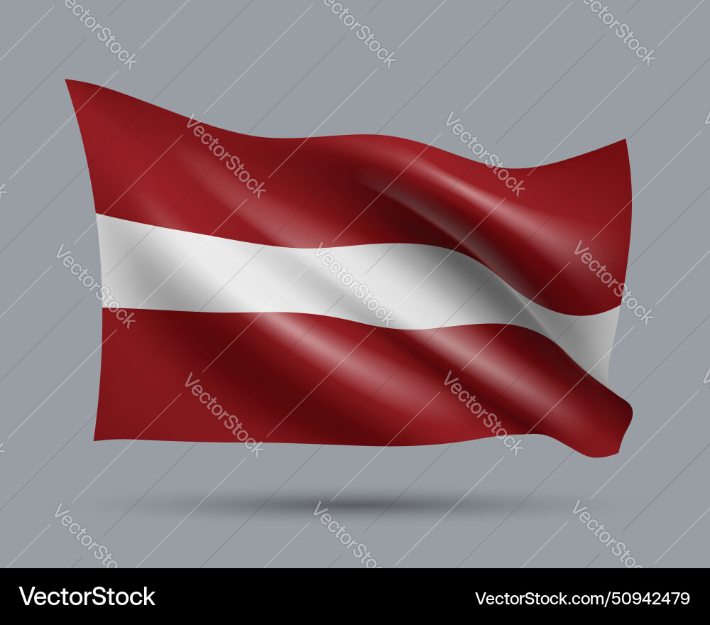 Latvia flag Royalty Free Vector Image - VectorStock