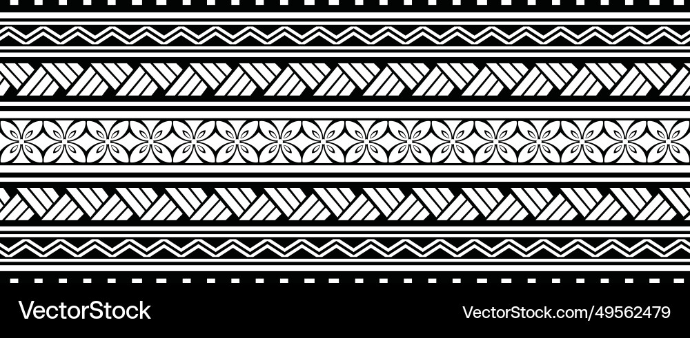 Polynesian tattoo tribal designssamoan Royalty Free Vector