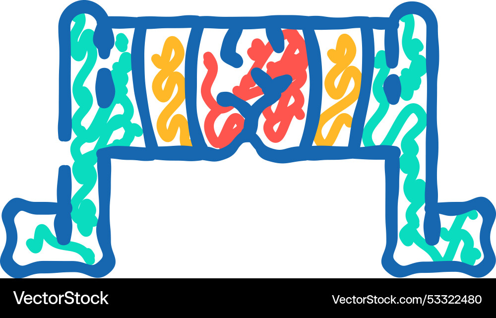 Fatigue analysis mechanical engineer icon doodle Vector Image