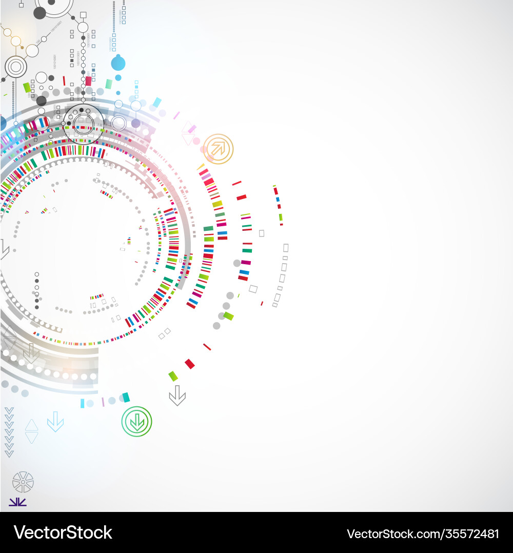 Abstract technology background Royalty Free Vector Image
