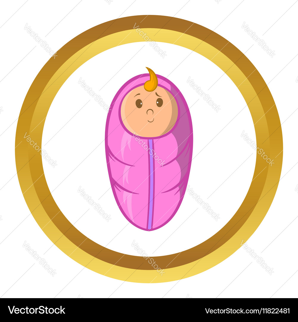 Baby icon cartoon style Royalty Free Vector Image