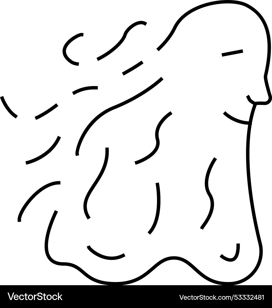 Ghost fantasy character icon color Royalty Free Vector Image