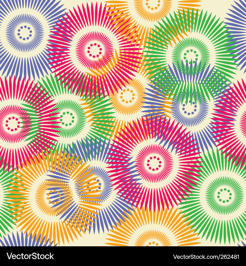 Seamless japanese flower background Royalty Free Vector