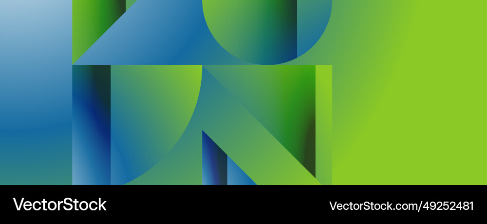 Simple geometric forms - dynamic Royalty Free Vector Image