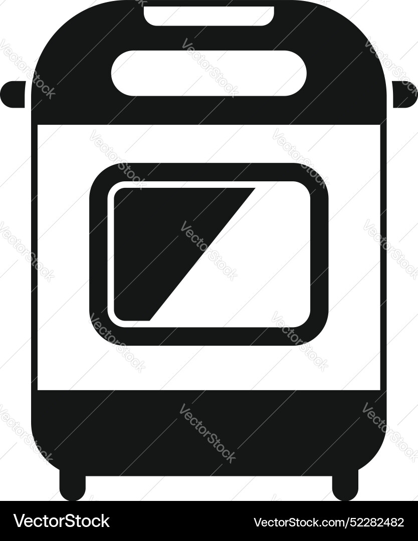 Modern multi cooker machine for steaming food Vector Image