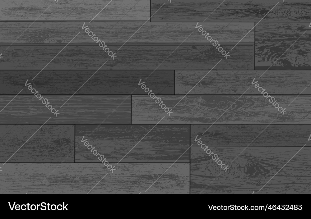 Black wooden textured background table top view Vector Image