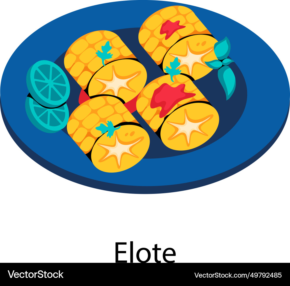 Elote Royalty Free Vector Image - VectorStock