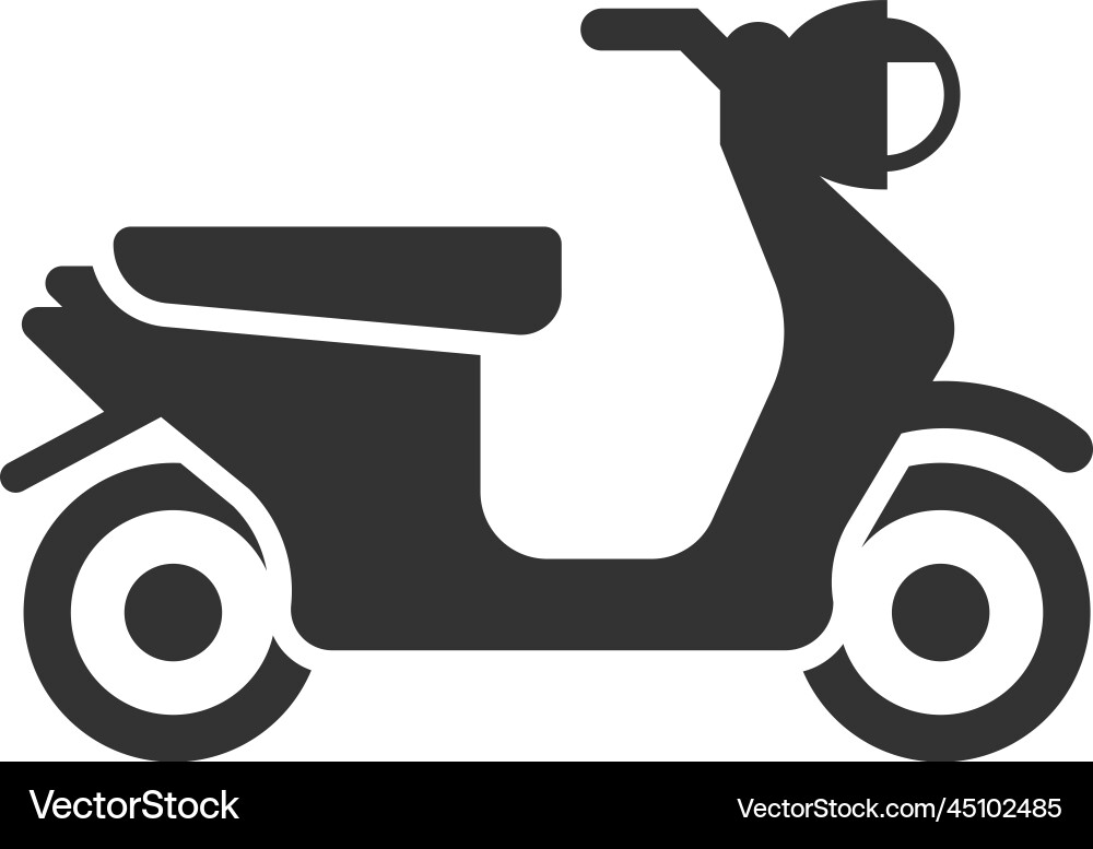 Vespa scooty icon Royalty Free Vector Image - VectorStock