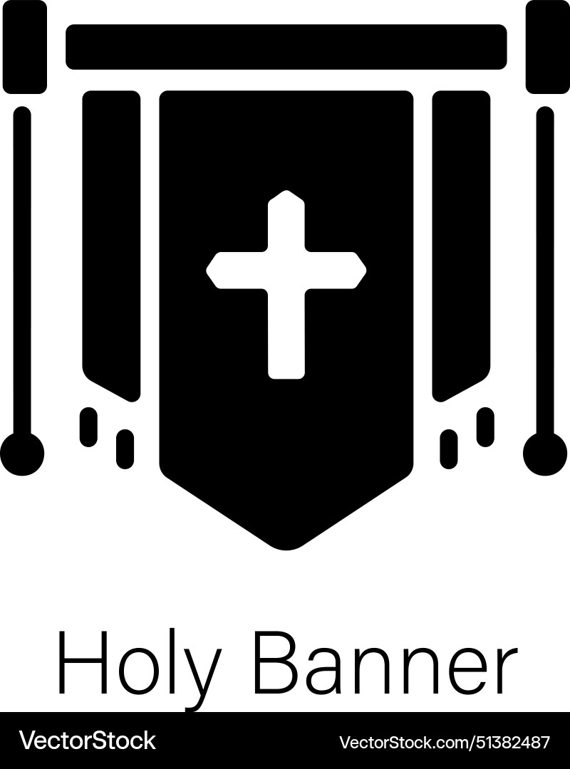 Holy banner Royalty Free Vector Image - VectorStock