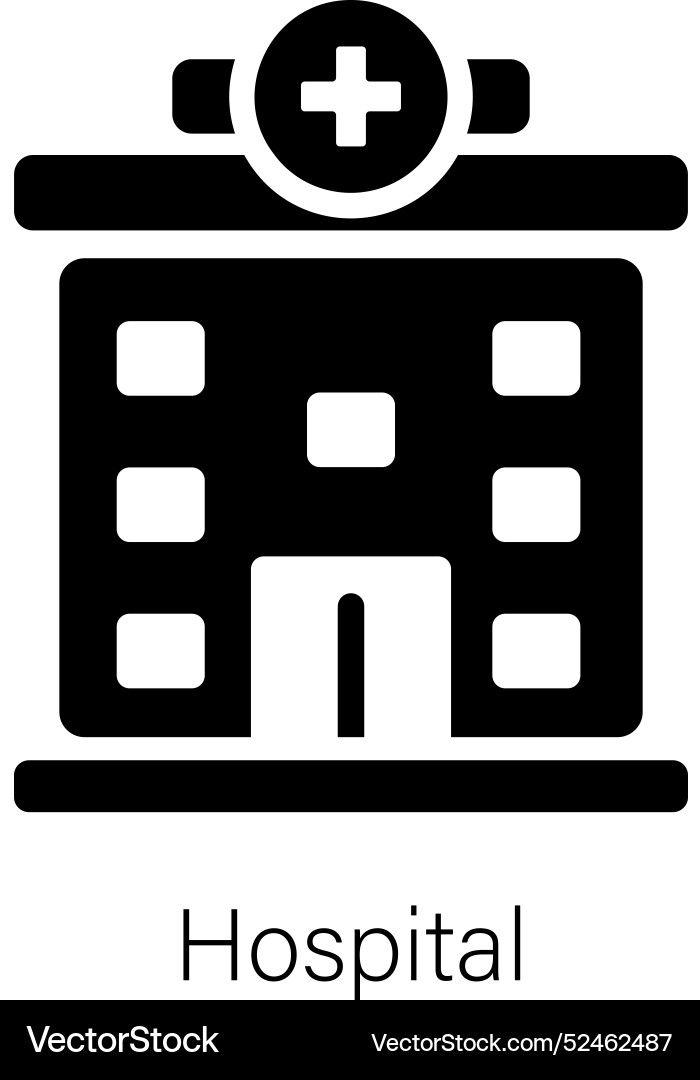 Hospital Royalty Free Vector Image - VectorStock
