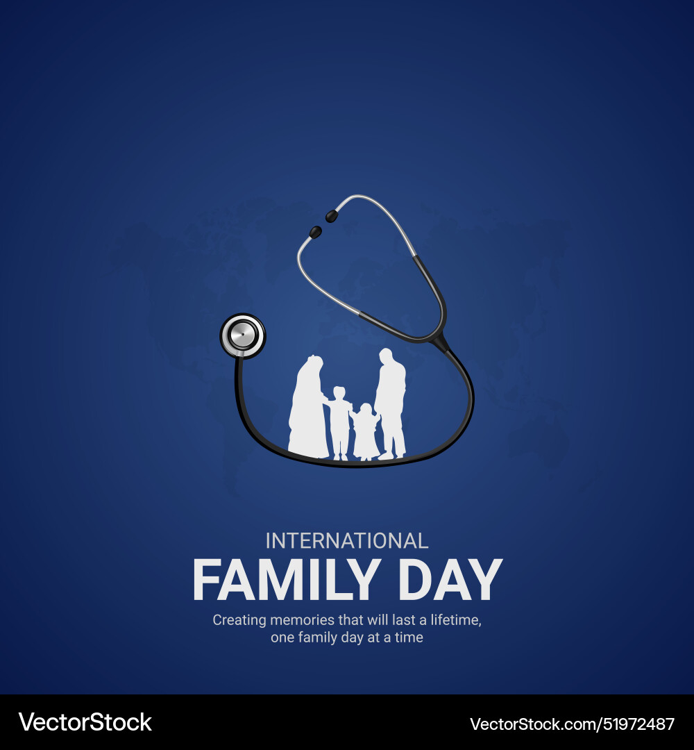 International family day Royalty Free Vector Image