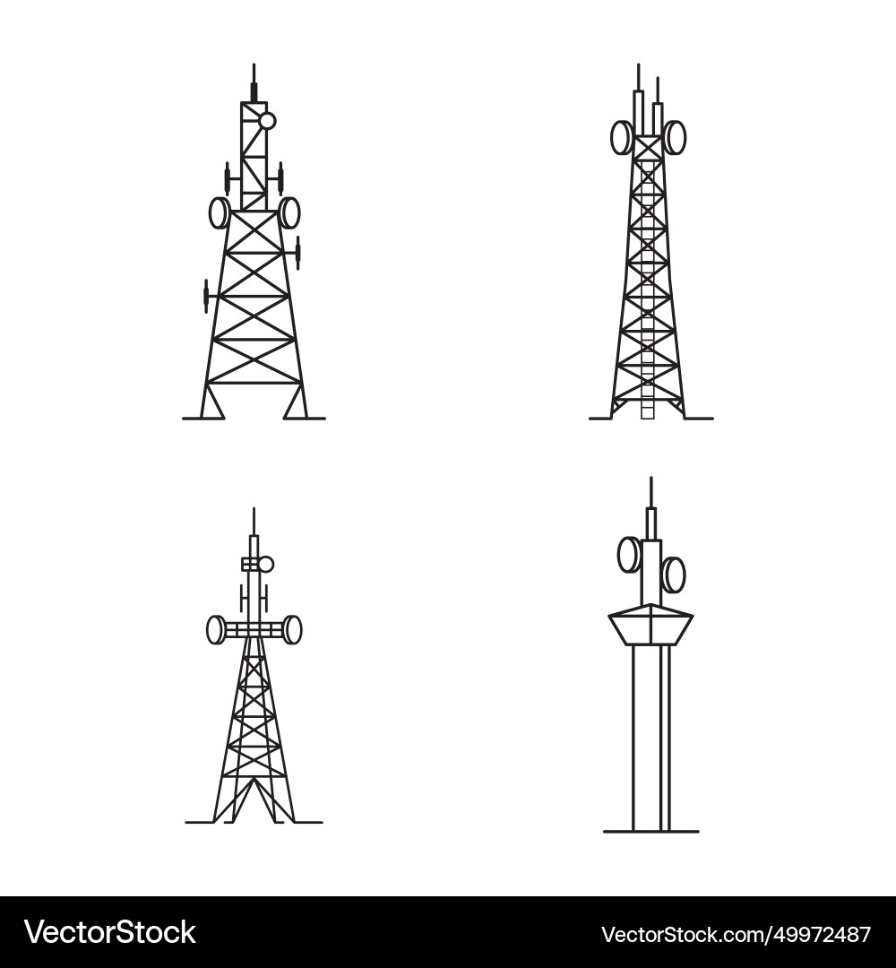 Tower icon design Royalty Free Vector Image - VectorStock