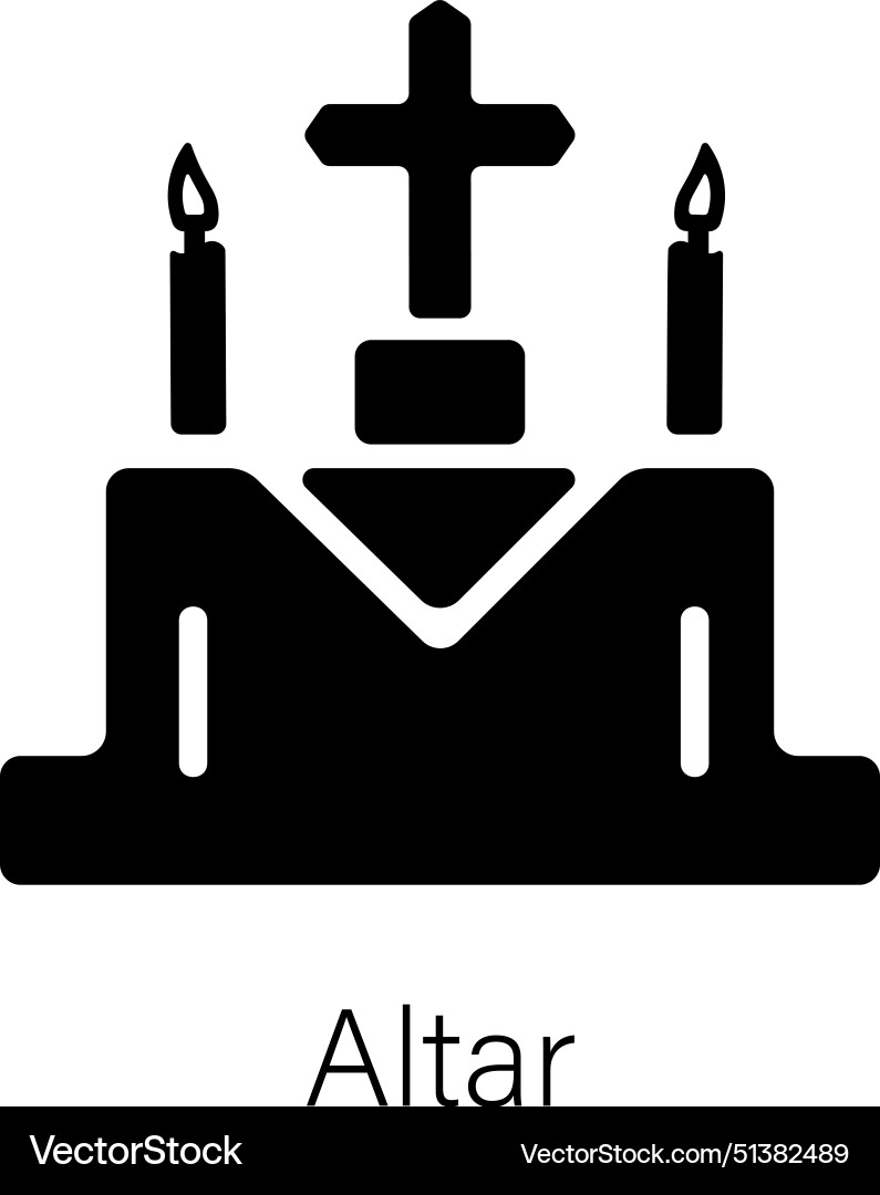 Altar Royalty Free Vector Image - VectorStock