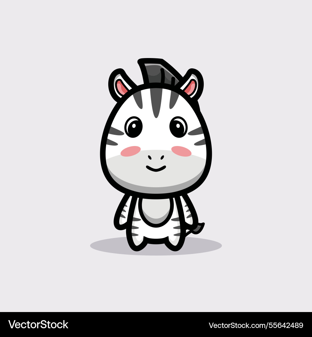 Animal of zebra Royalty Free Vector Image - VectorStock