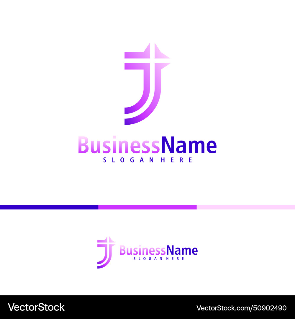Letter j logo design creative initial – Royalty-Free Vector | VectorStock