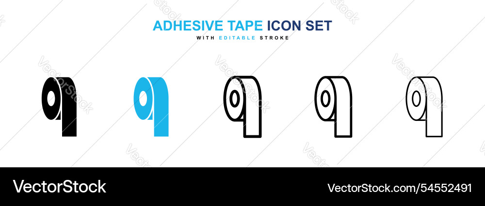 Adhesive tape icon Royalty Free Vector Image - VectorStock