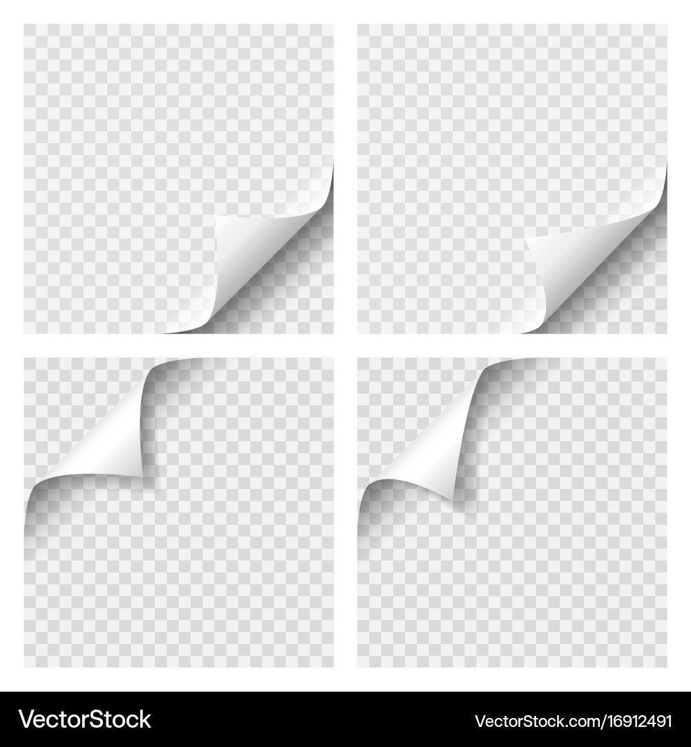 Curly Page Corner - Paper Roll Royalty Free Vector Image