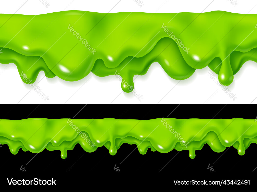 Dripping oozing slime design Royalty Free Vector Image