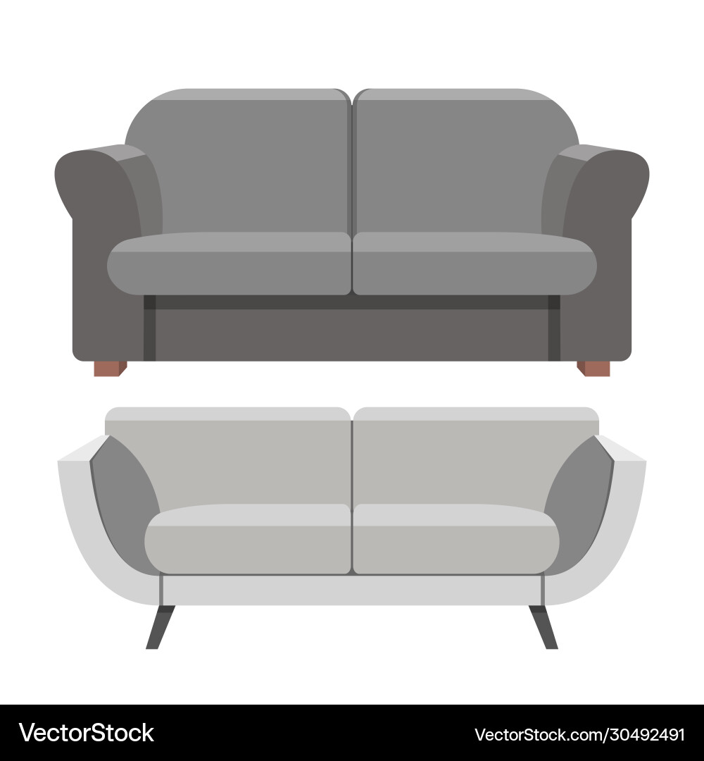 Sofa design Royalty Free Vector Image - VectorStock