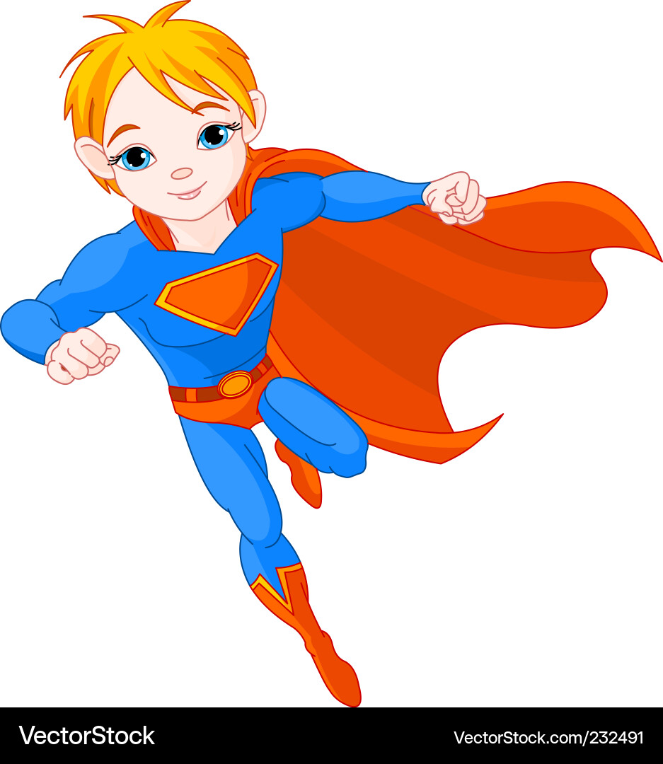 Super boy Royalty Free Vector Image - VectorStock