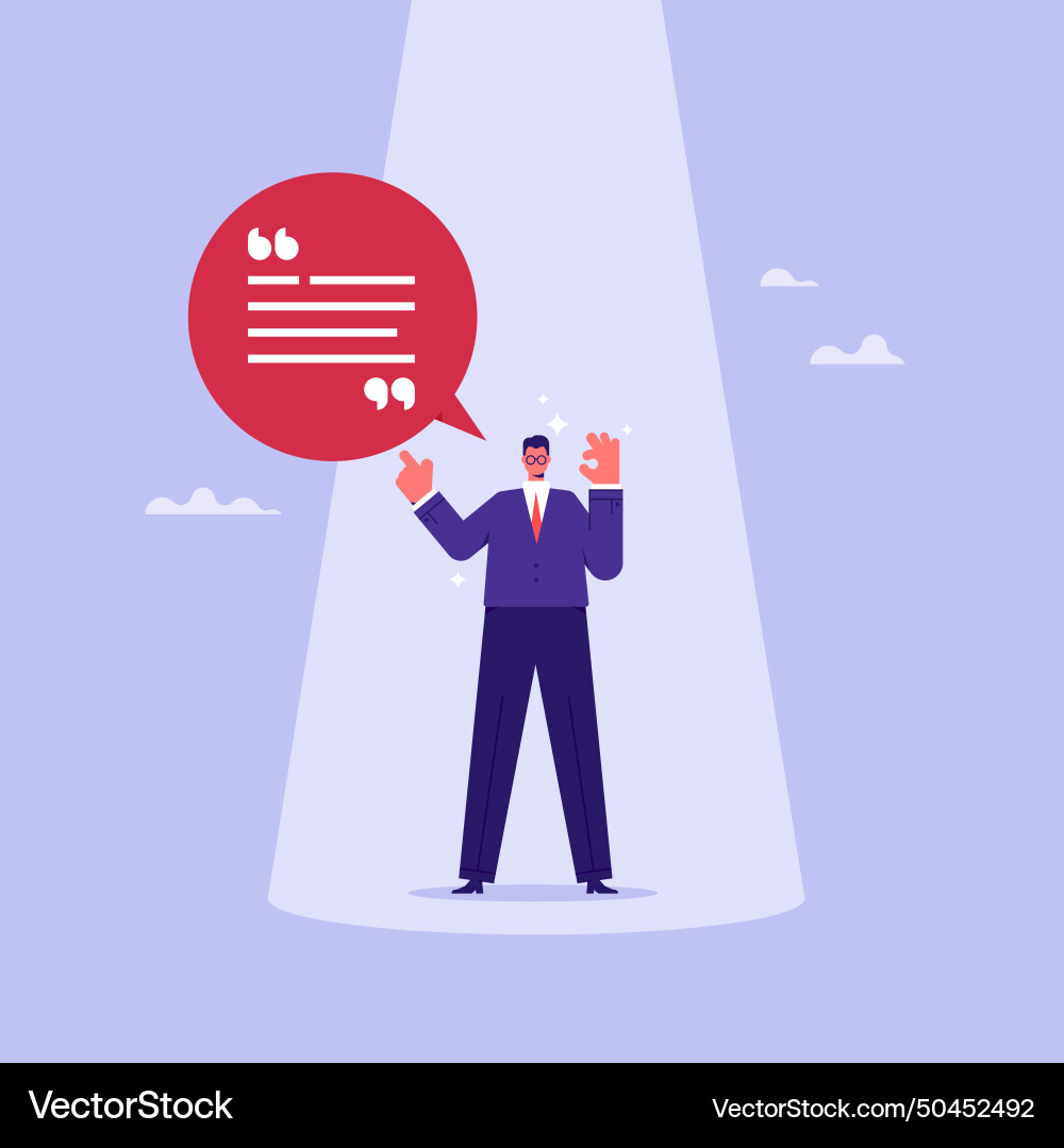Business quotation or message to achieve success Vector Image