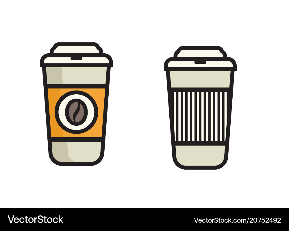 Coffee To Go Icon Royalty Free Vector Image - VectorStock