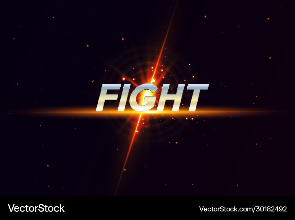 Modern professional fighting template logo design Vector Image