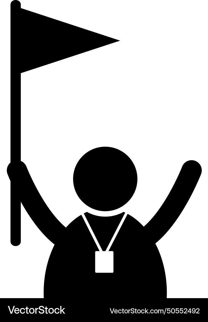 Tour guide icon sightseeing sign tourism Vector Image