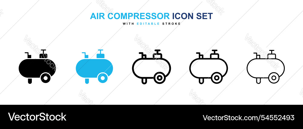 Air compressor icon Royalty Free Vector Image - VectorStock