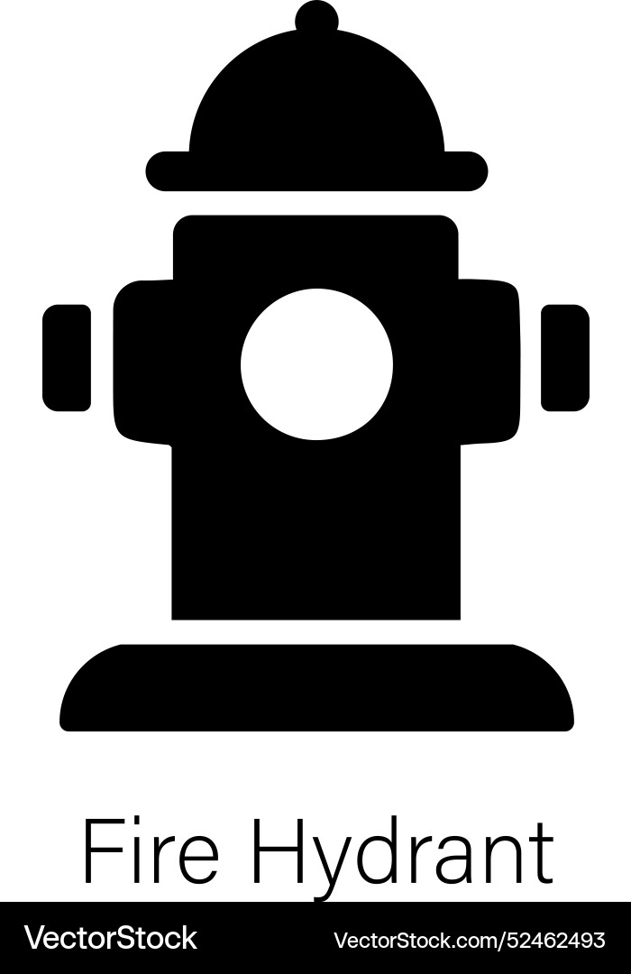 Fire hydrant Royalty Free Vector Image - VectorStock