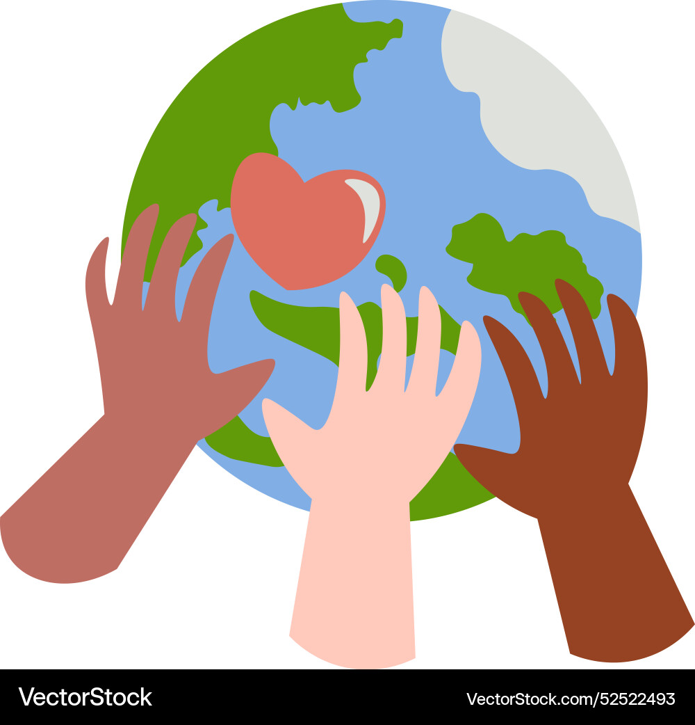 Humanitarian international day Royalty Free Vector Image