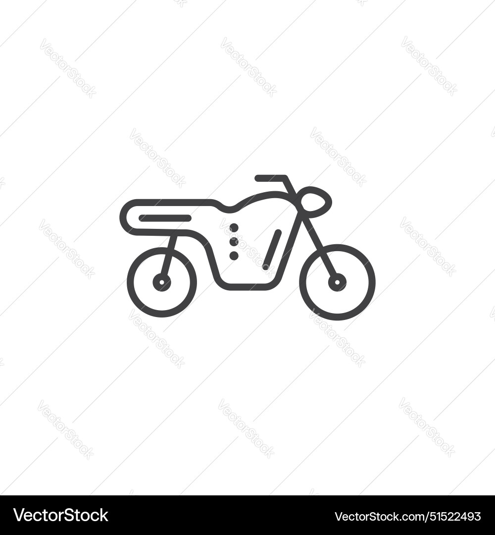 Motorcycle icon Royalty Free Vector Image - VectorStock
