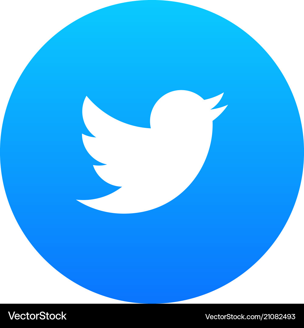 Twitter icon Royalty Free Vector Image - VectorStock